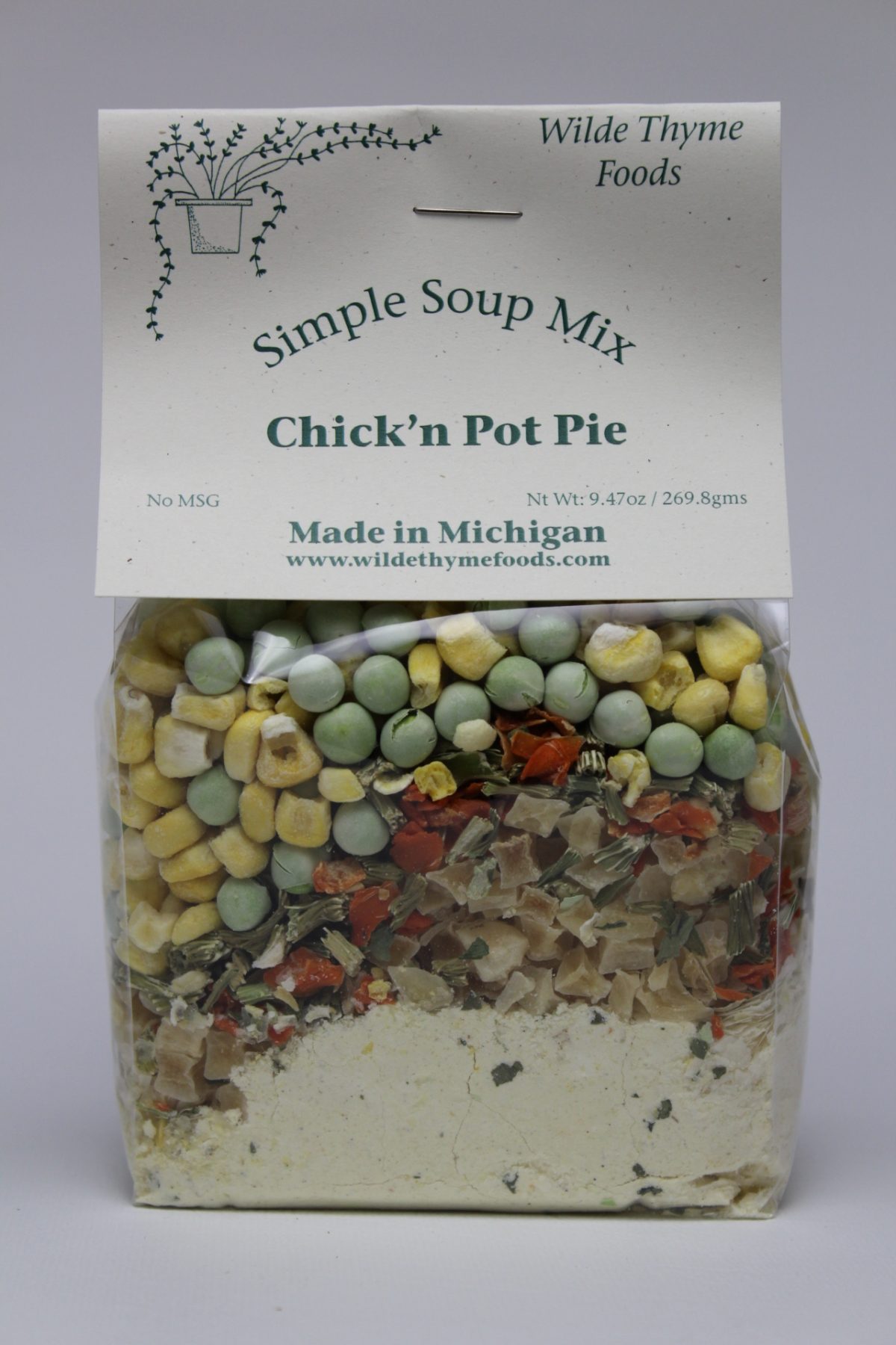 Chick'n Pot Pie - Wilde Thyme Foods