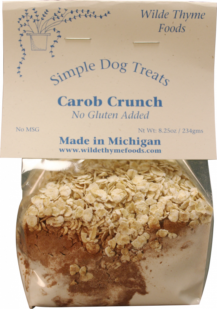 Carob Crunch Dog Treat - Wilde Thyme Foods